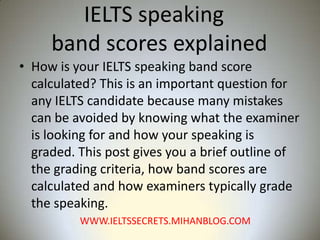 IELTS Speaking Tips | PPTX