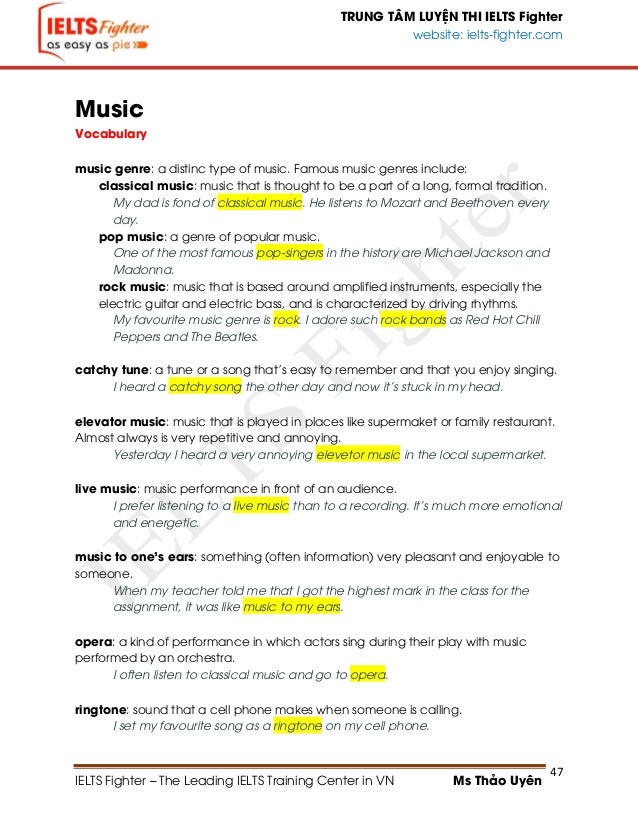 Ielts Speaking Vocabulary Band 7 5 ielts-speaking-vocabulary-band-7-5