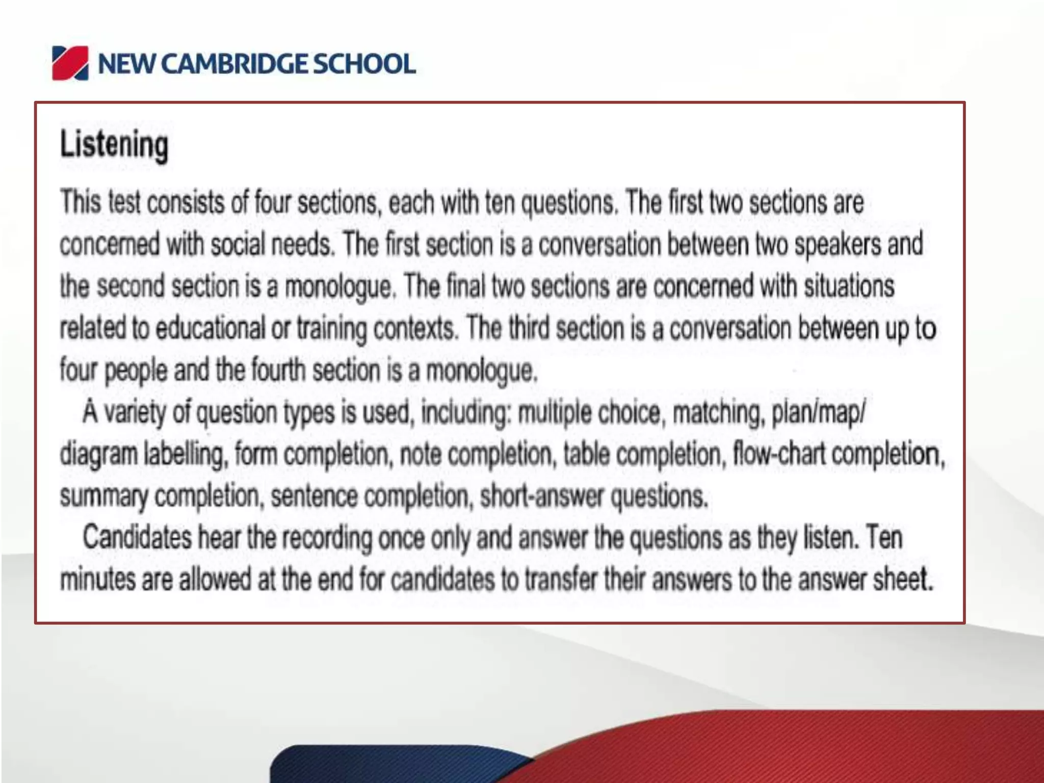 Ielts structure | PPTX