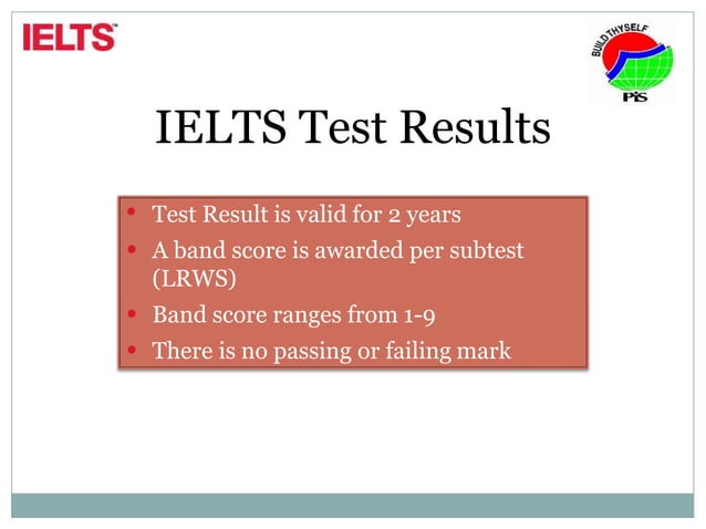 IELTS Exam Structure | PPTX