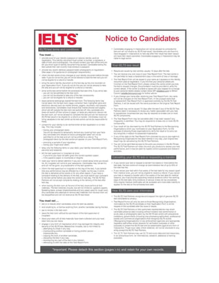 IELTS Test Application Form Tips | PDF | Standardized Testing ...
