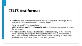 IELTS Test Formats Power Point Slide.pptx