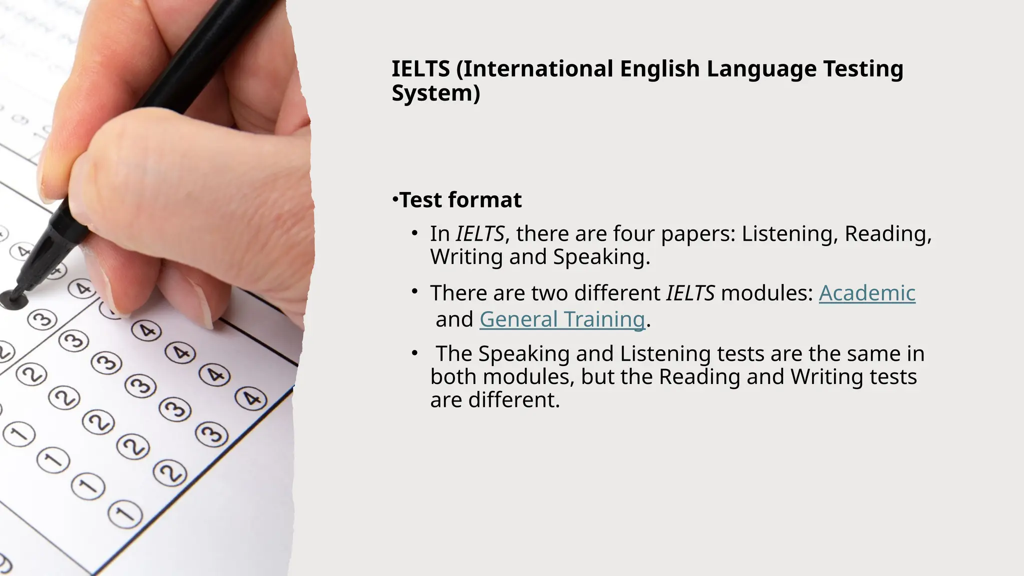 IELTS Test Types 1 Power Point Slide .pptx