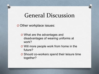 Talking About Work for IELTS | PPT