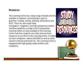 Ielts Training Brochure | PDF