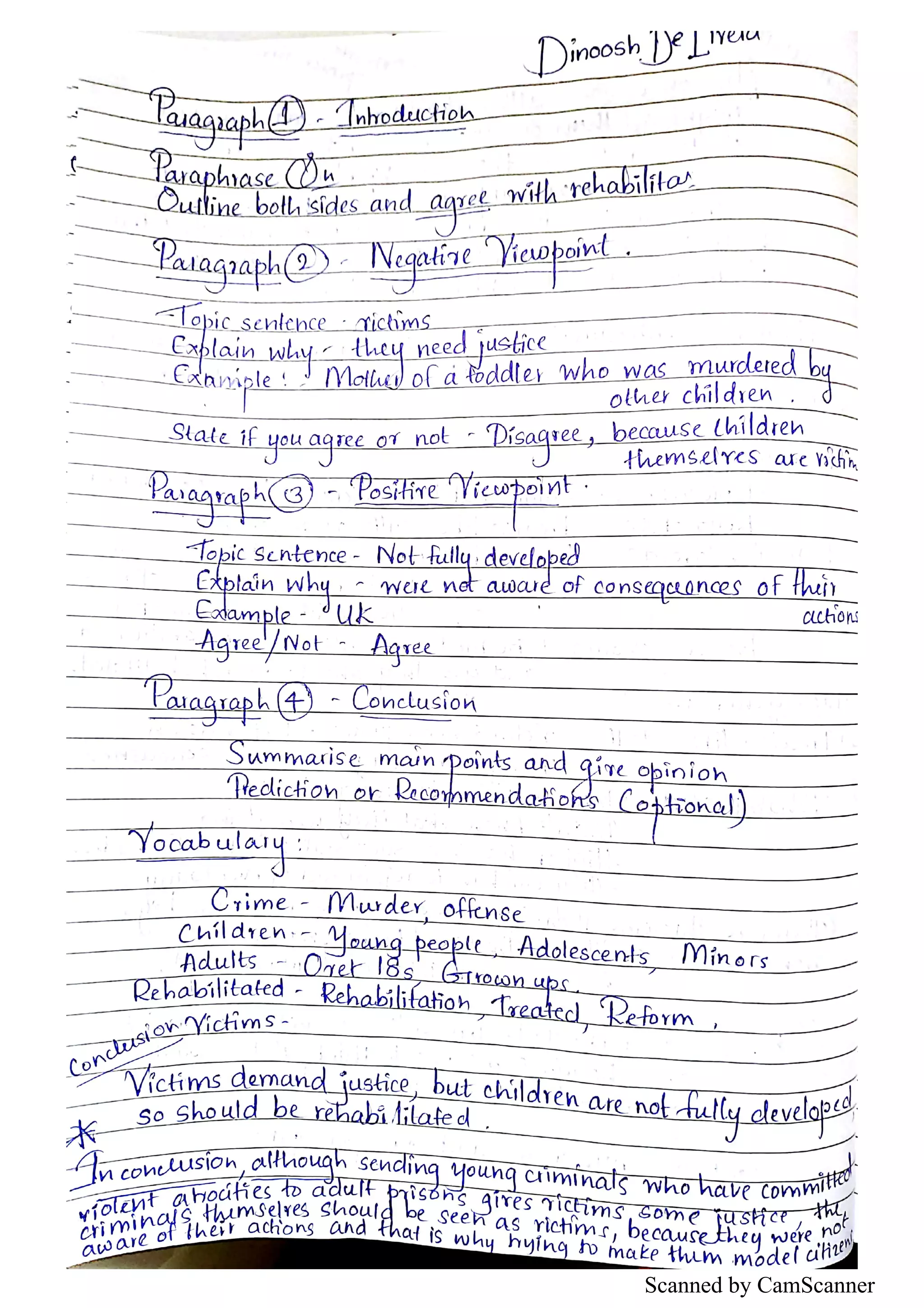 IELTS UKVI ACADEMIC - WRITING PART 2 (NOTES) | PDF