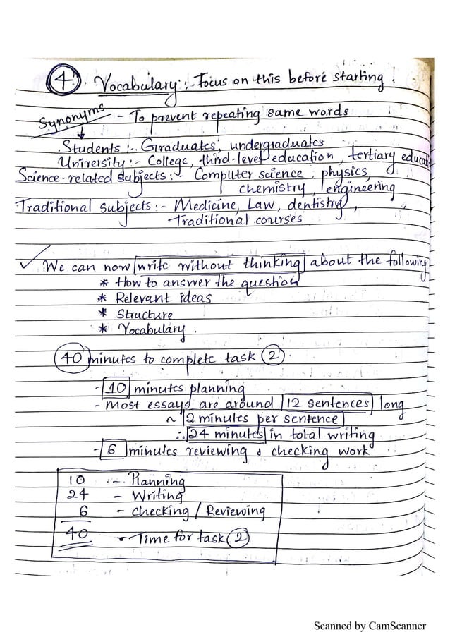 IELTS UKVI ACADEMIC - WRITING PART 2 (NOTES) | PDF