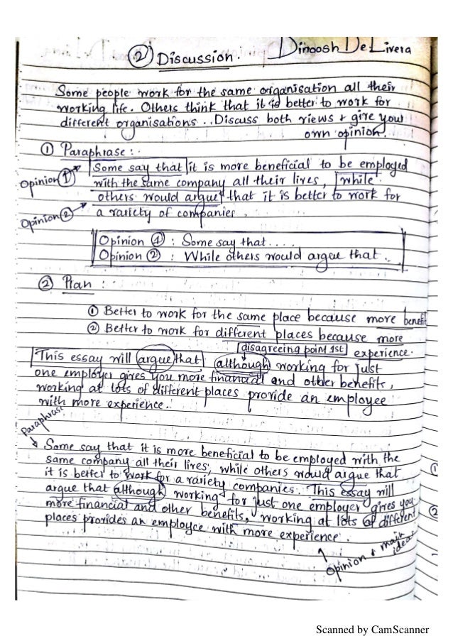 IELTS UKVI ACADEMIC - WRITING PART 2 (NOTES)