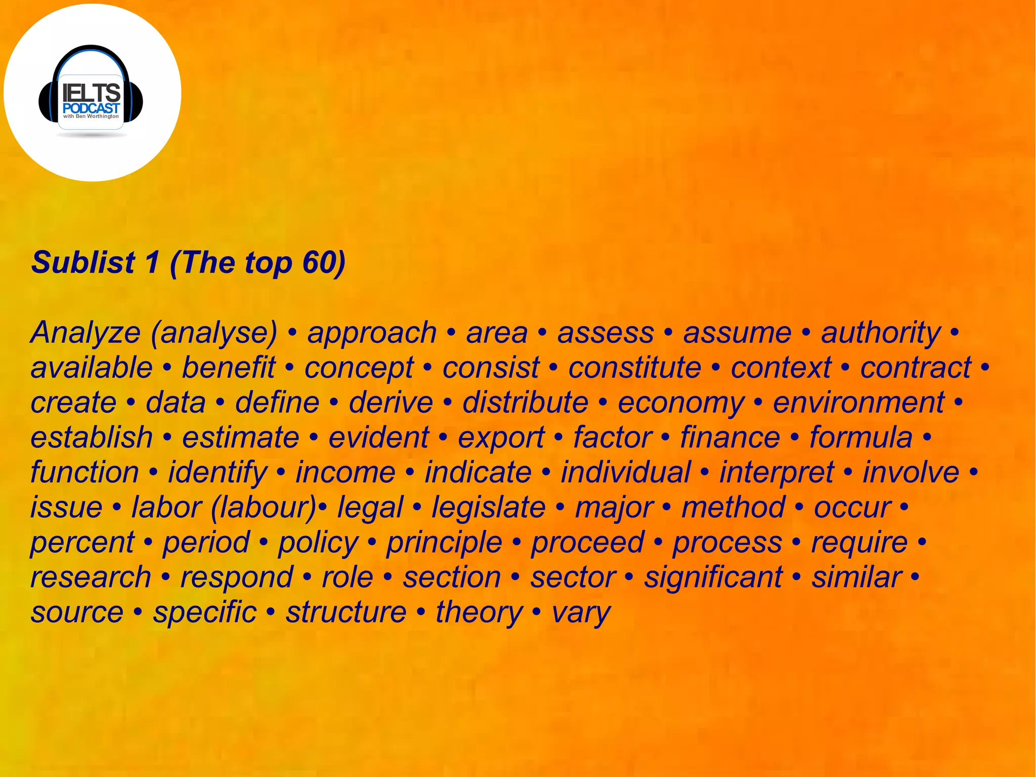 How to learn IELTS Vocabulary (Collocations and Topic Specific ...