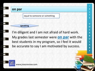 IELTS Vocabulary 9 Words to Get the IELTS Band Score 9 | PPTX | Travel ...