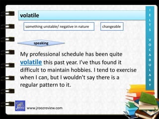 IELTS Vocabulary 9 Words to Get the IELTS Band Score 9 | PPTX | Travel ...