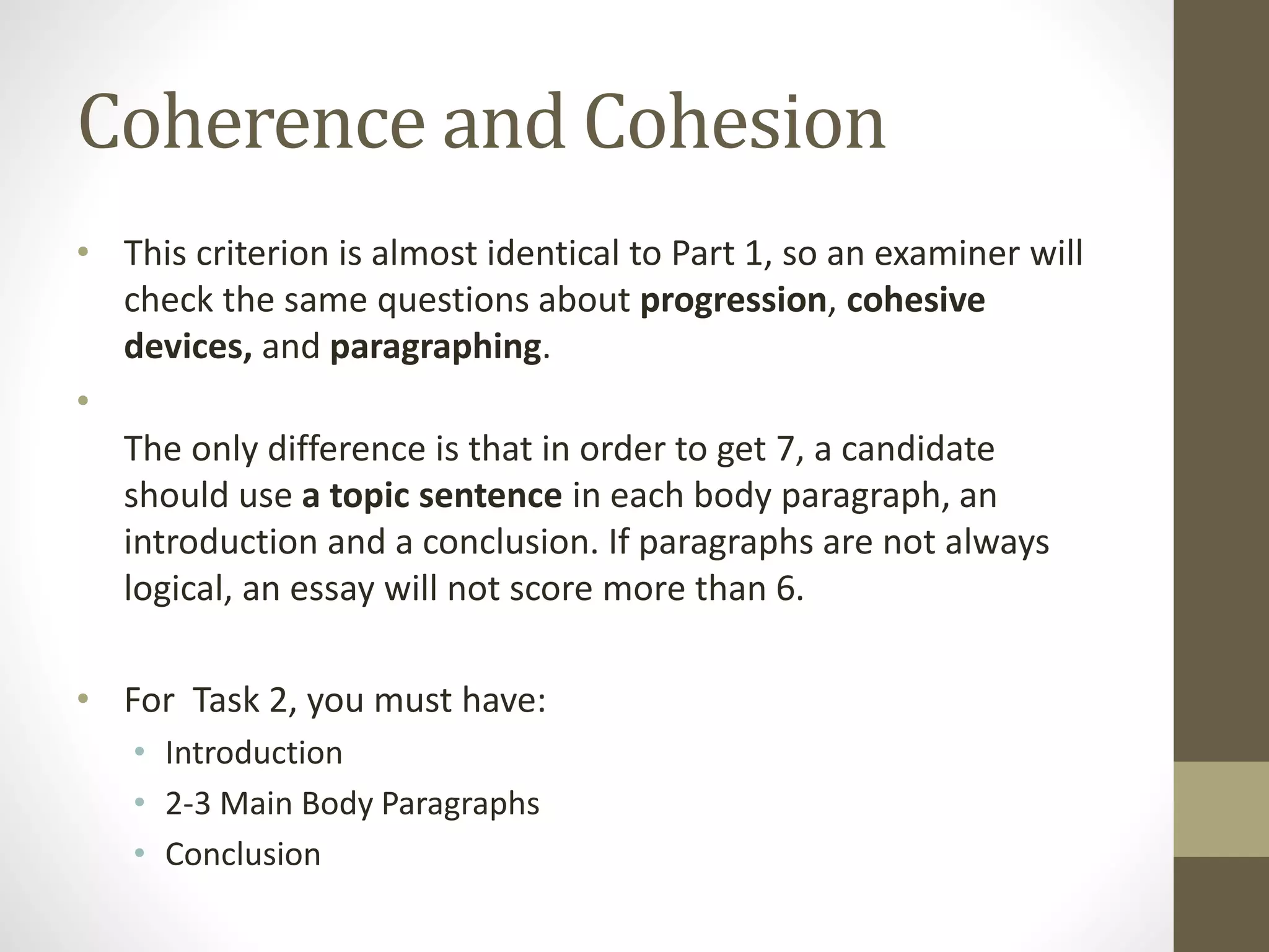 IELTS Writing Band Descriptors | PPTX