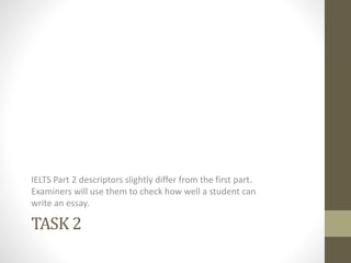 IELTS Writing Band Descriptors | PPTX | Standardized Testing ...