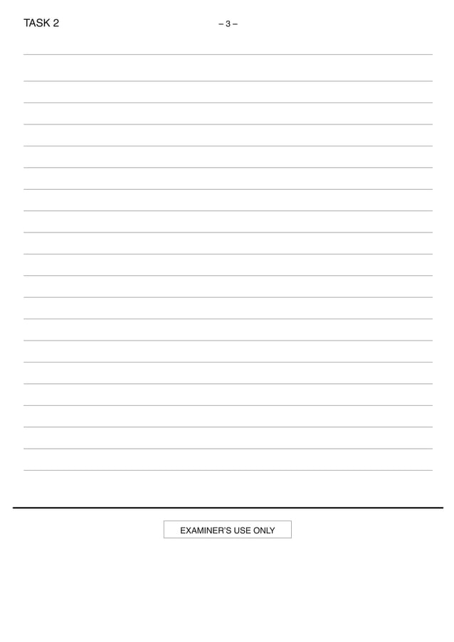 Ielts writing answer sheet | PDF