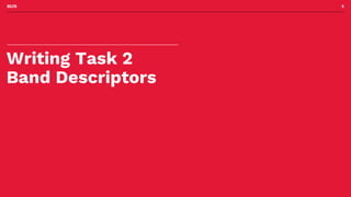 IELTS Writing Band Descriptors explanation | PDF