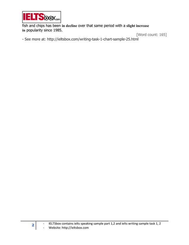 Ielts writing task 1 - chart sample 25