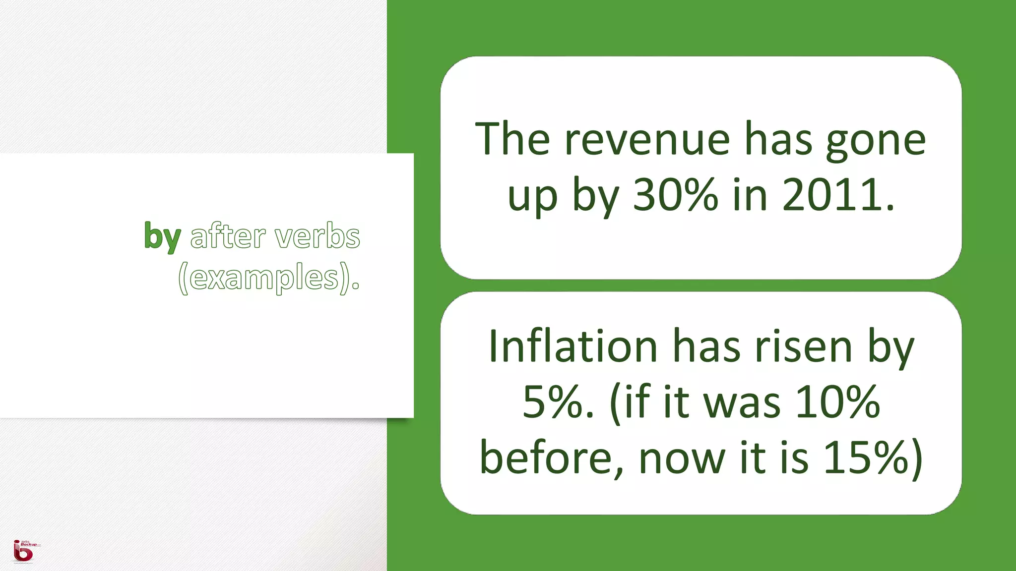 IELTS Writing Task 1 - Prepositions for IELTS Writing Task 1 Graphs | PPTX