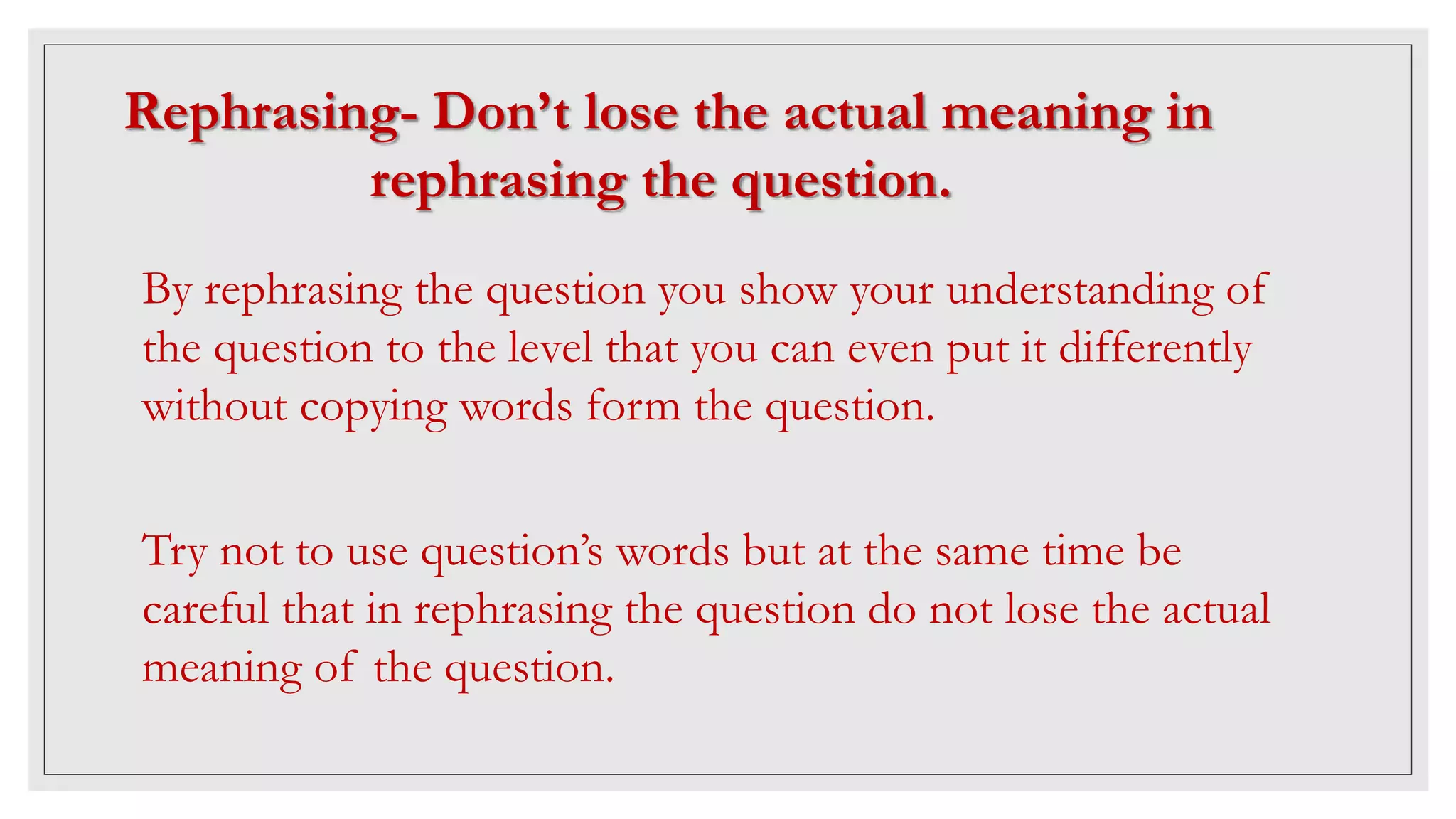 IELTS Writing Task 1 - Six possible ways of writing the introduction | PPTX