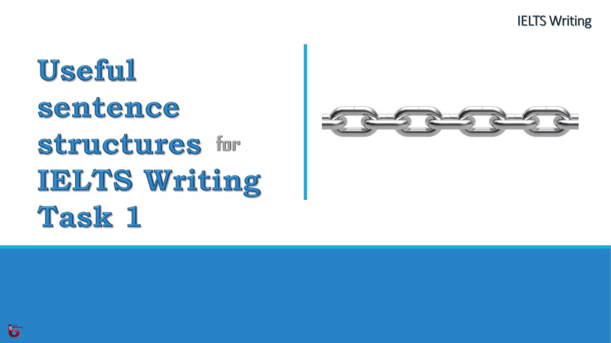 IELTS Writing Task 1 - Useful sentence structures | PPTX