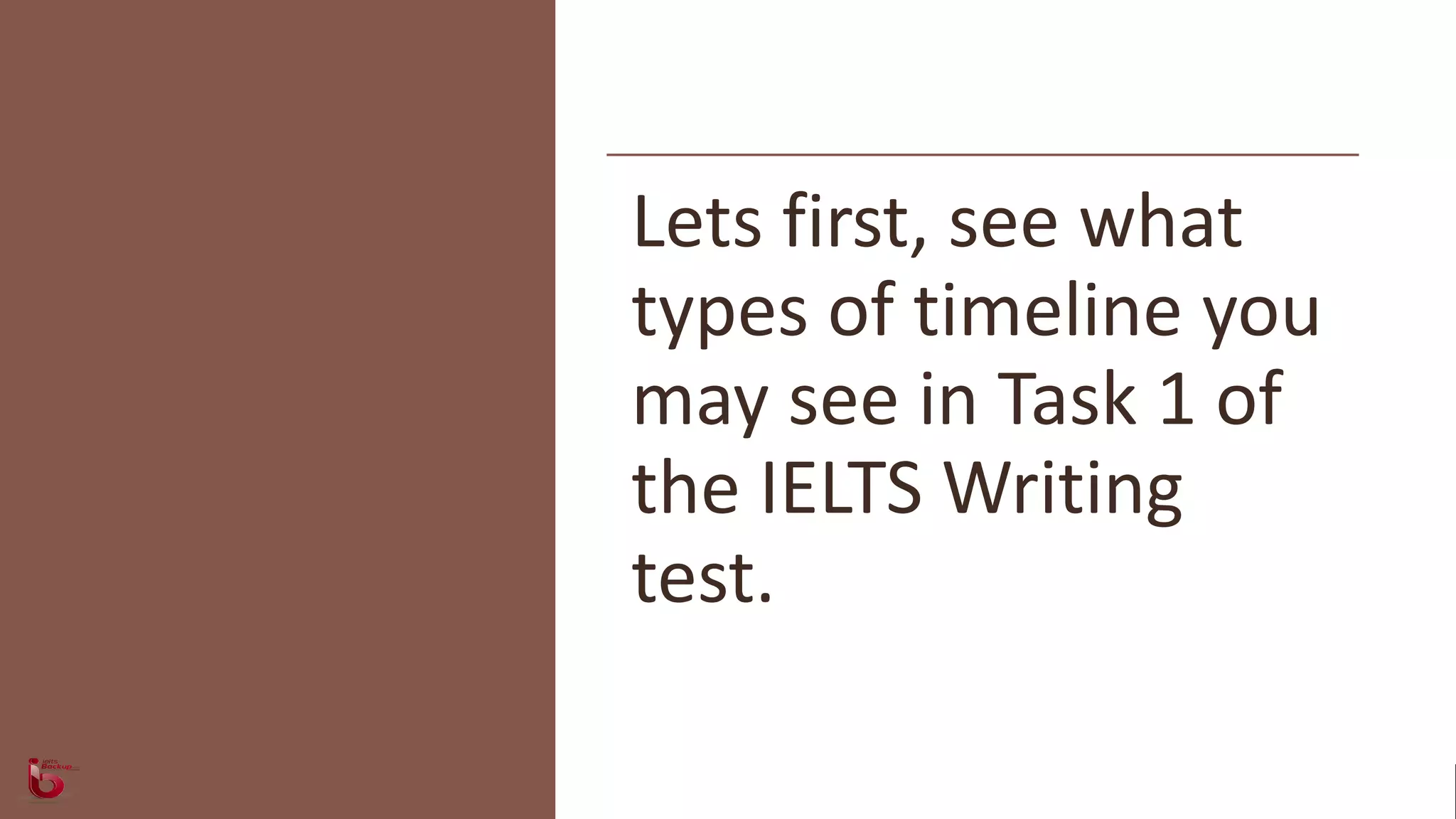 IELTS Writing Task 1 - What Tense to use | PPTX
