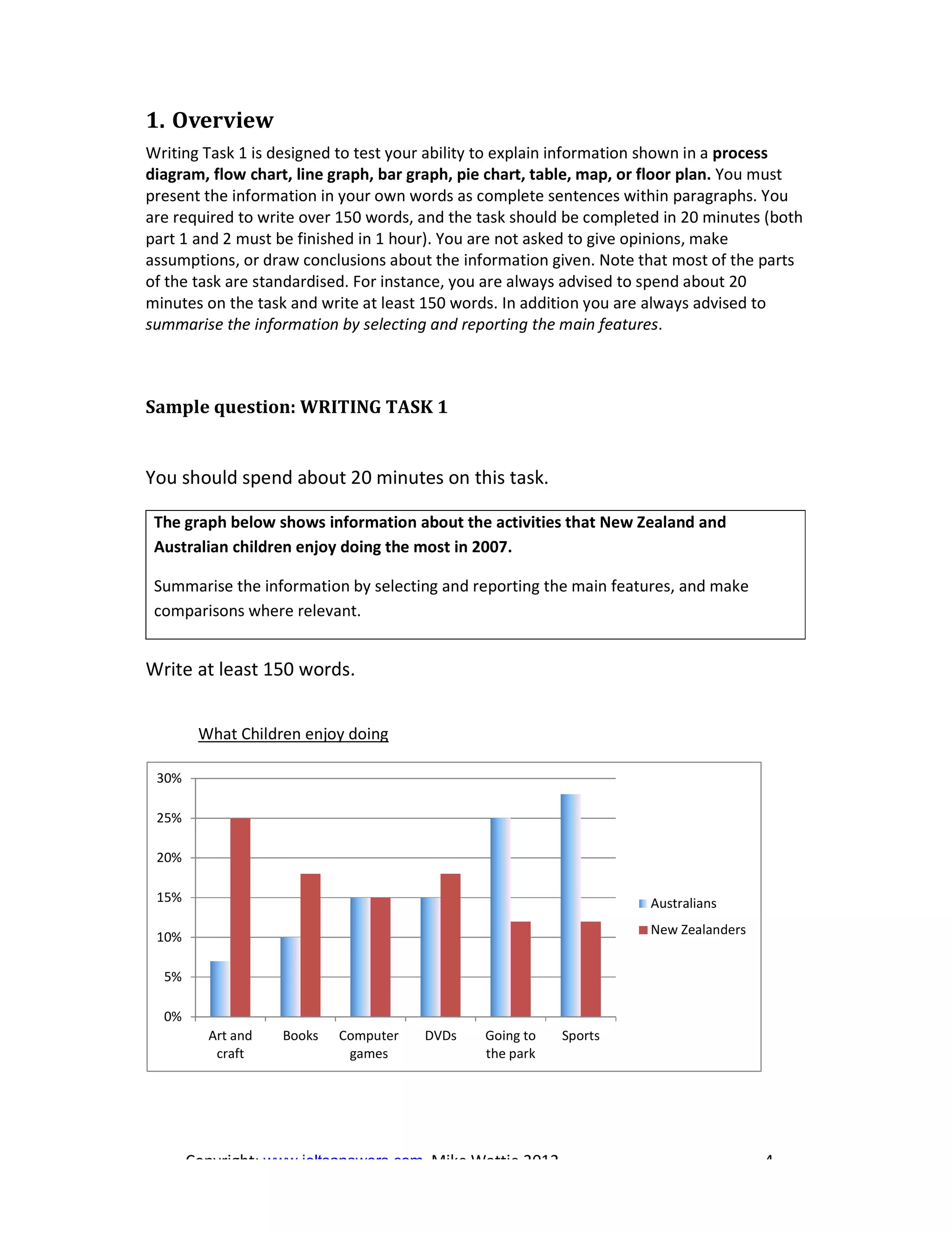 Ielts writing task 1 academic | PDF