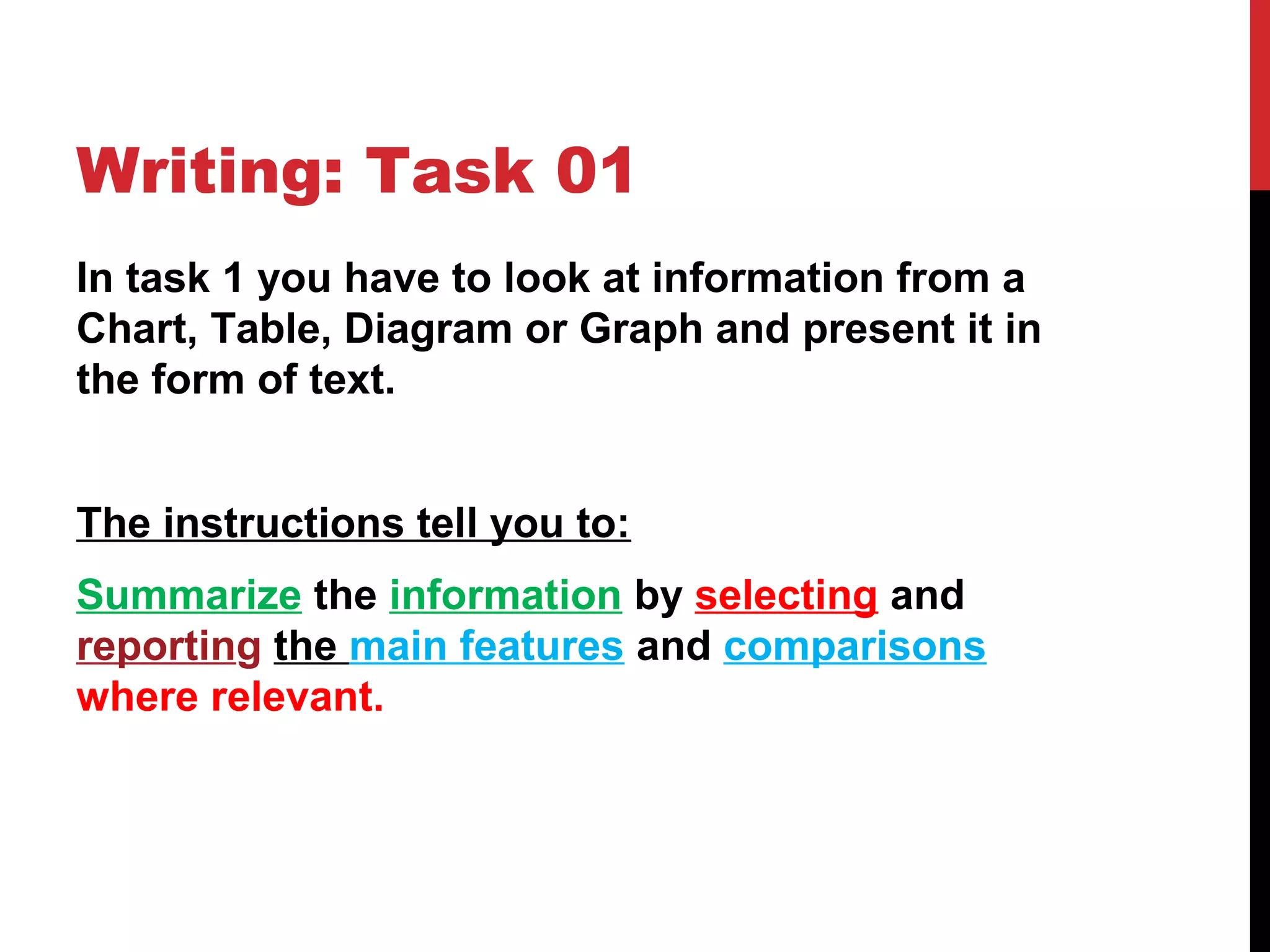 Ielts writing task 1 chart | PPT