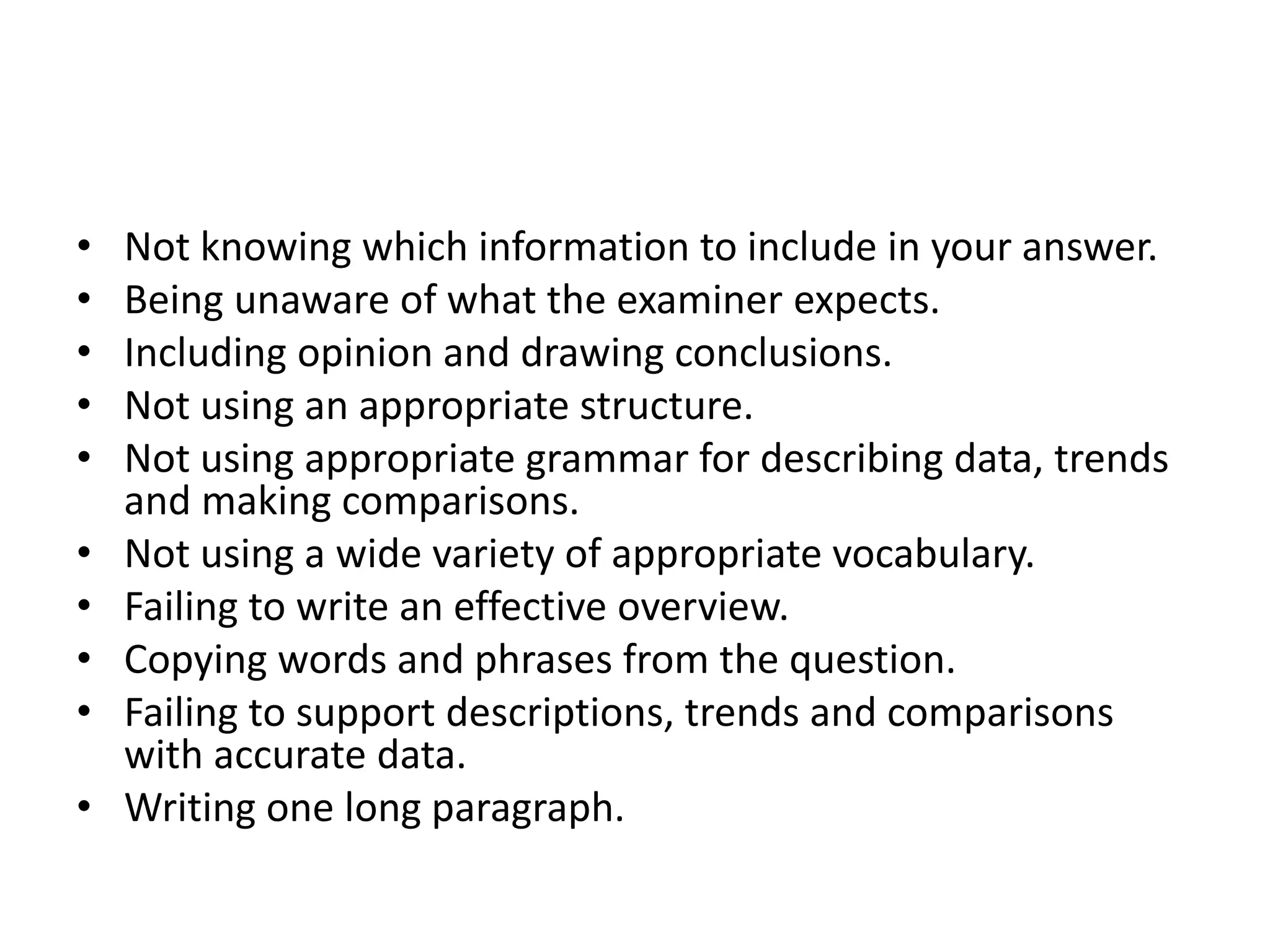 IELTS Writing Task 1 Charts Lesson | PPTX