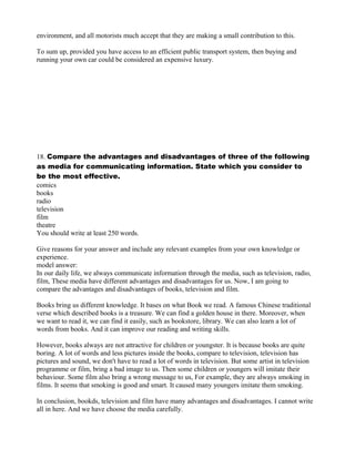 Sample IELTS Writing Task 2 | DOC