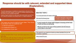 IELTS Writing Task 2 - How to Score Highly in Task Achievement | PPTX ...