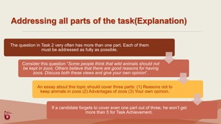 IELTS Writing Task 2 - How to Score Highly in Task Achievement | PPTX ...