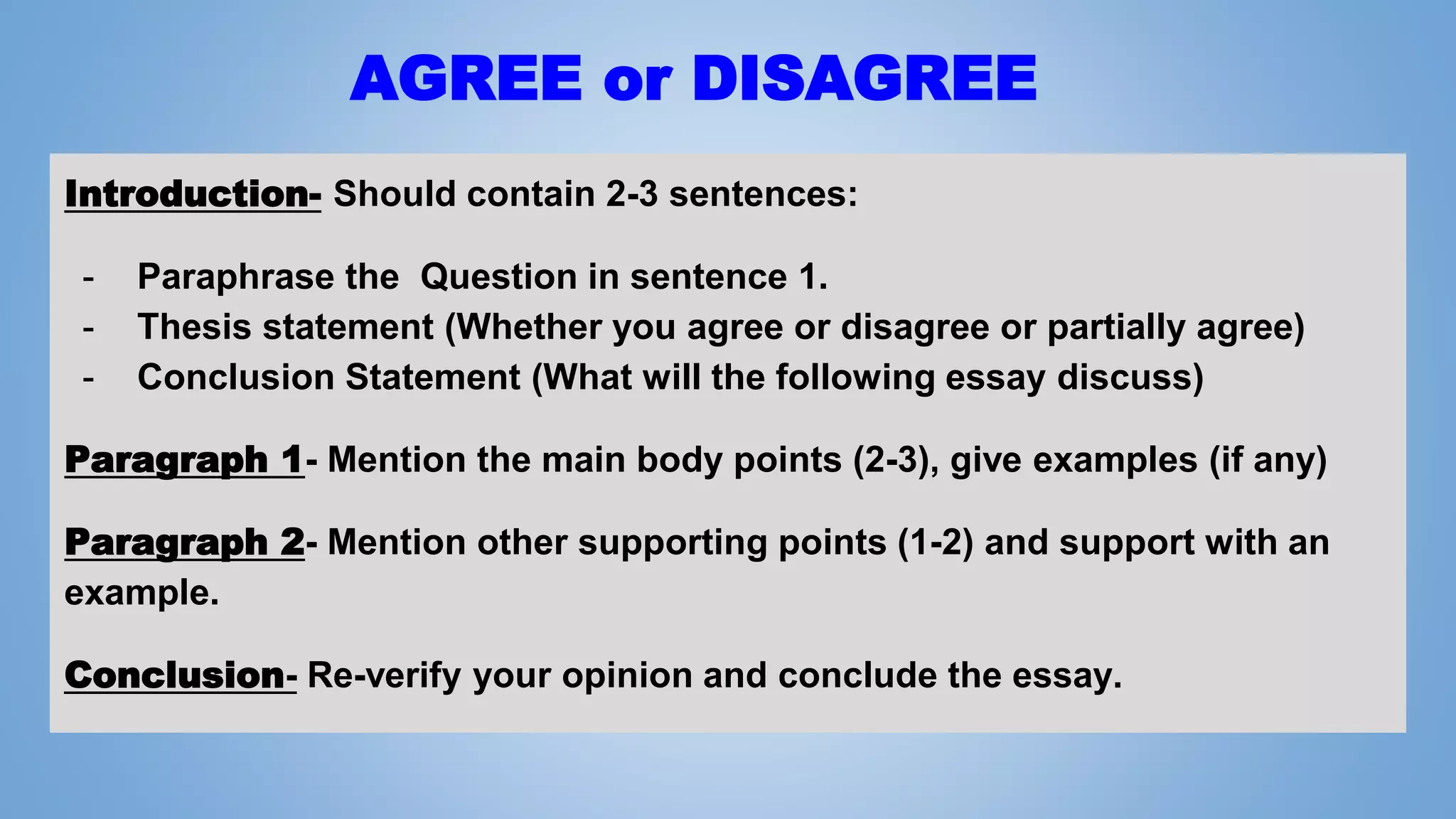 Ielts writing task 2 pattern | PPTX
