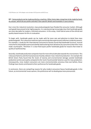 Ieltswritingtask2sampleanswers 9bandzs | DOCX