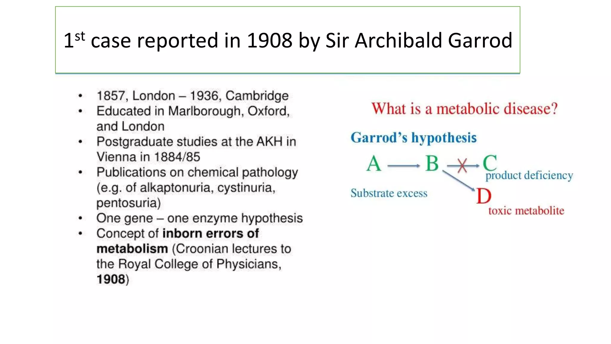 Inborn Errors of metabolism | PPTX