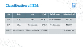 Inborn Errors of Metabolism | PPT