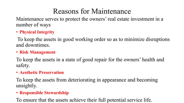 IEM -Types of Maintenance -KAVI.pptx______ | PPT