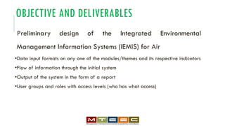 Integrated Environmental Management Information System (IEMIS) | PDF