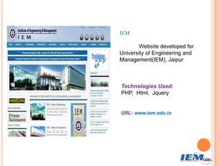 IEM Labs - Go Global. Easier. Faster. | PPT