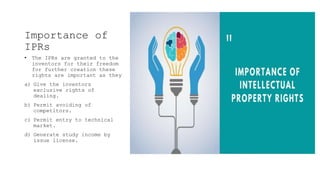 IEM Project report on IPR in industrial area | PPTX
