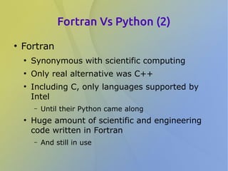 Python, the Language of Science and Engineering for Engineers | PDF ...