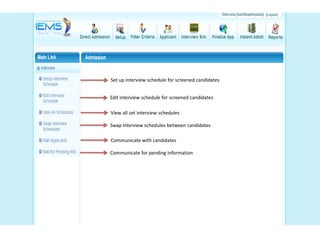 IEMS - Admission Module | PDF