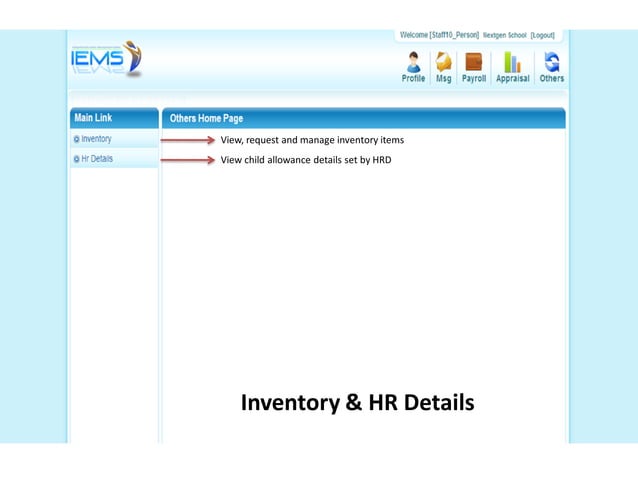 IEMS - Staff Module | PDF