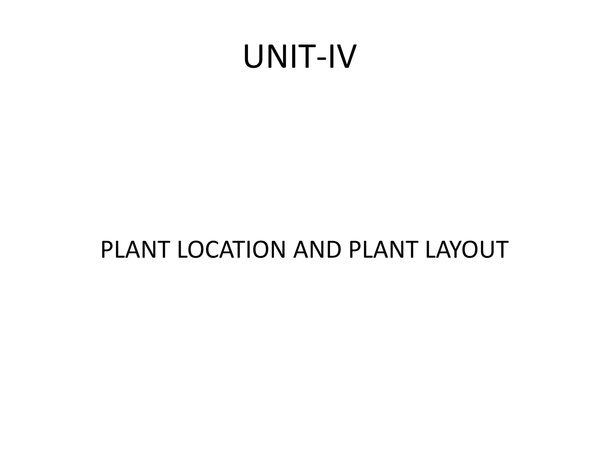 IEM UNIT 4 PLANT LOCATION.ppt