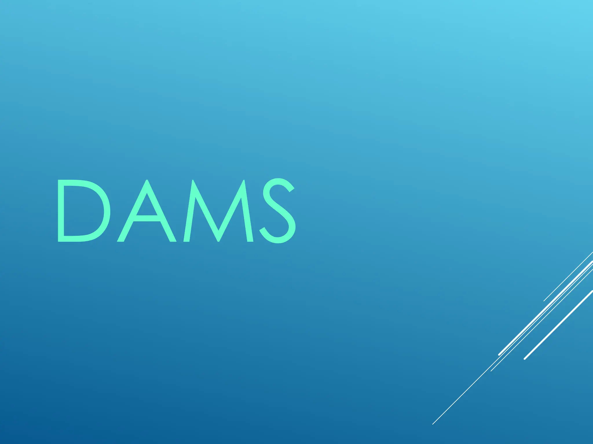 IEN- Chapter 3 Dams project .ppt