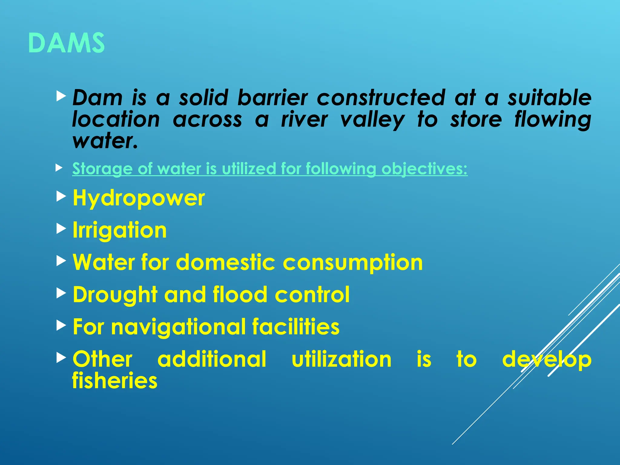 IEN- Chapter 3 Dams project .ppt