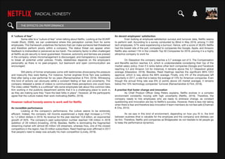 Inside of Netflix - What is going on there? | PDF