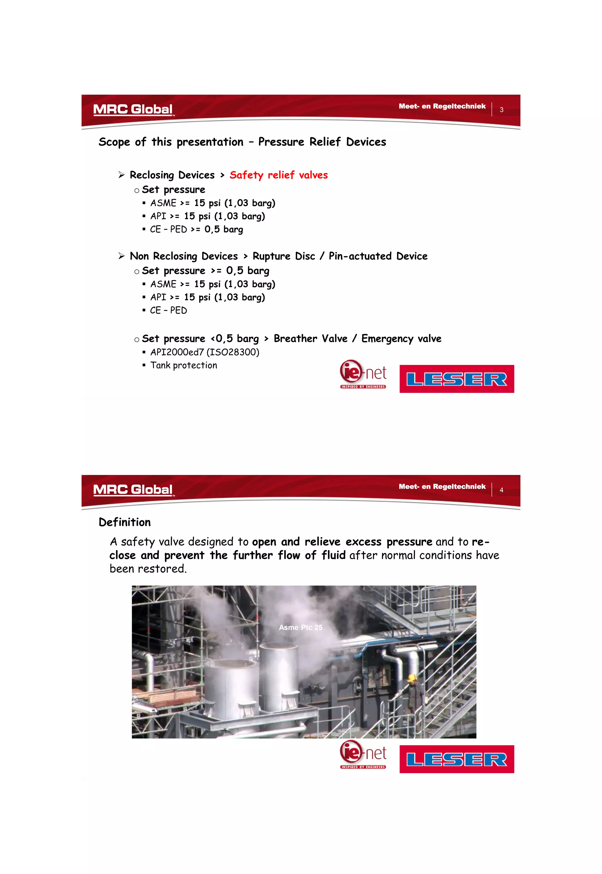 Pressure Relief Devices | PDF