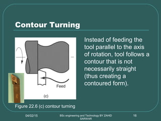 lathe machine types and cutting condition | PPT
