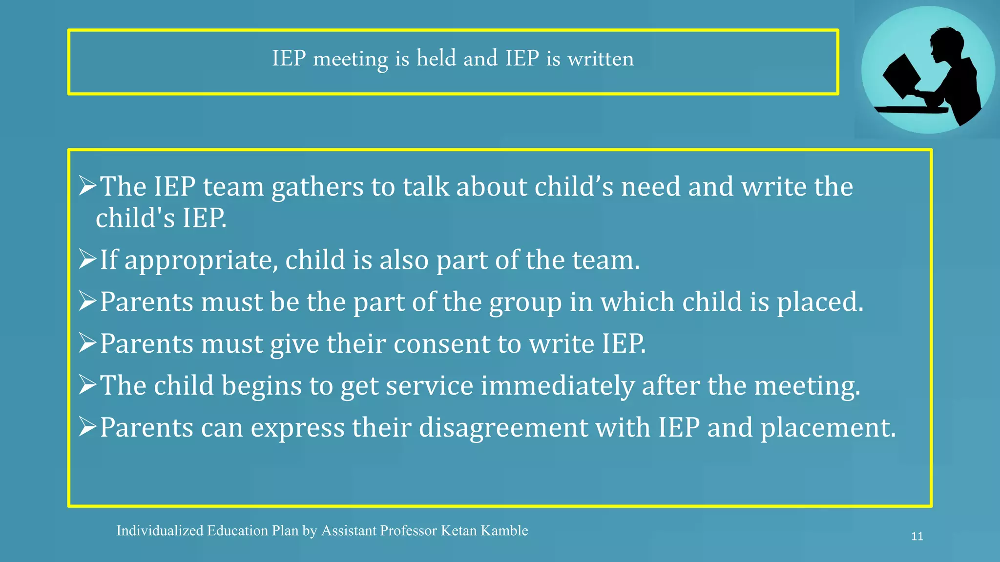 Individualized Education Plan | PPTX