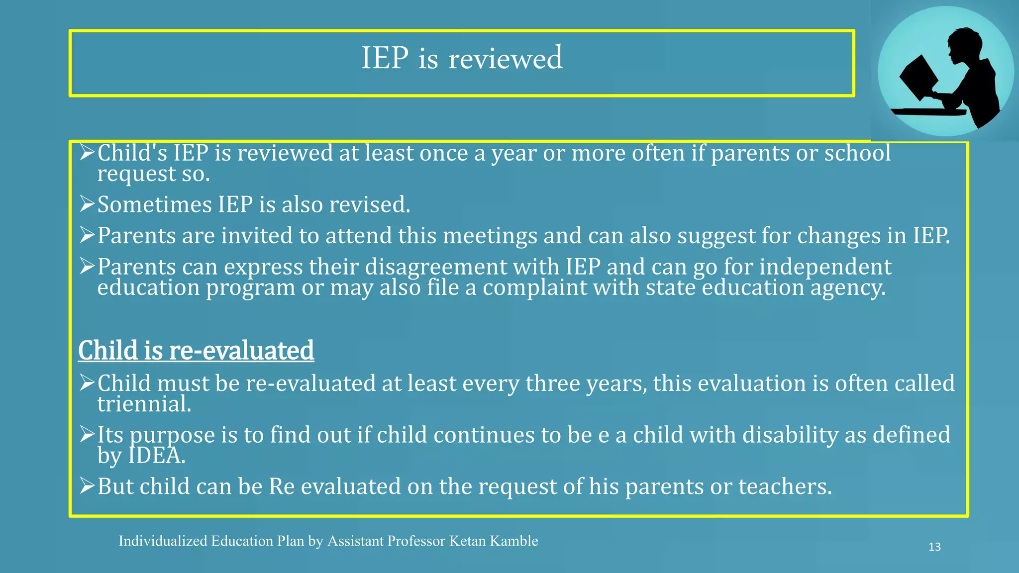 Individualized Education Plan | PPTX