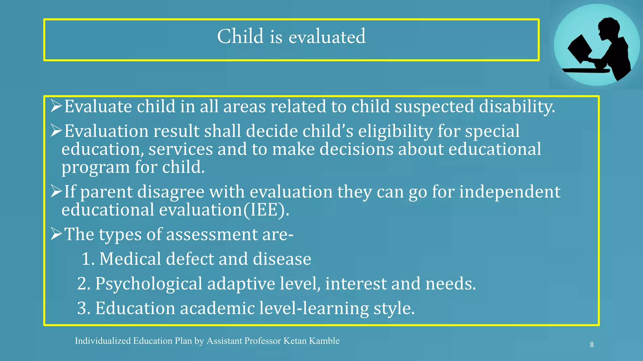 Individualized Education Plan | PPTX